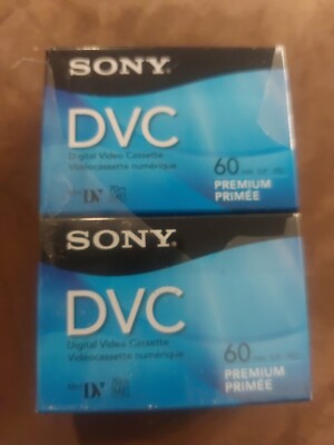 Sony Premium DVC 60 Min Digital Video Cassette Tape – Lot of 4 ...