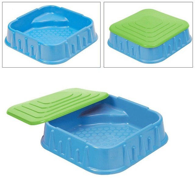 Balcony Sandpit With Lid Baby Paddling Pool Sandbox Bottle Crate ...