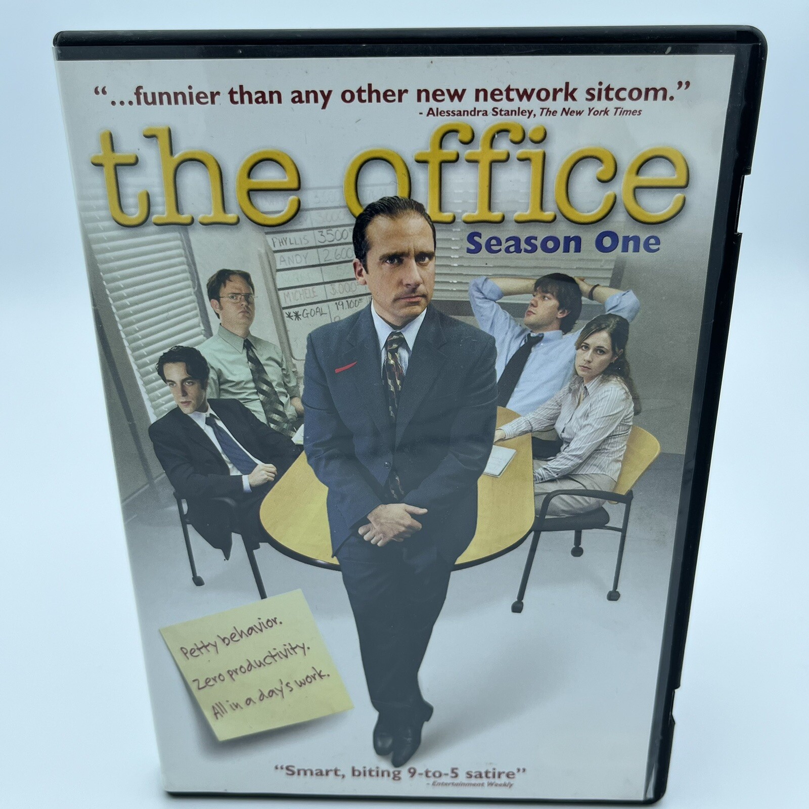The Office Season 1 DVD 2005 NR Widescreen Michael Scott Jim Pam Dwight ...