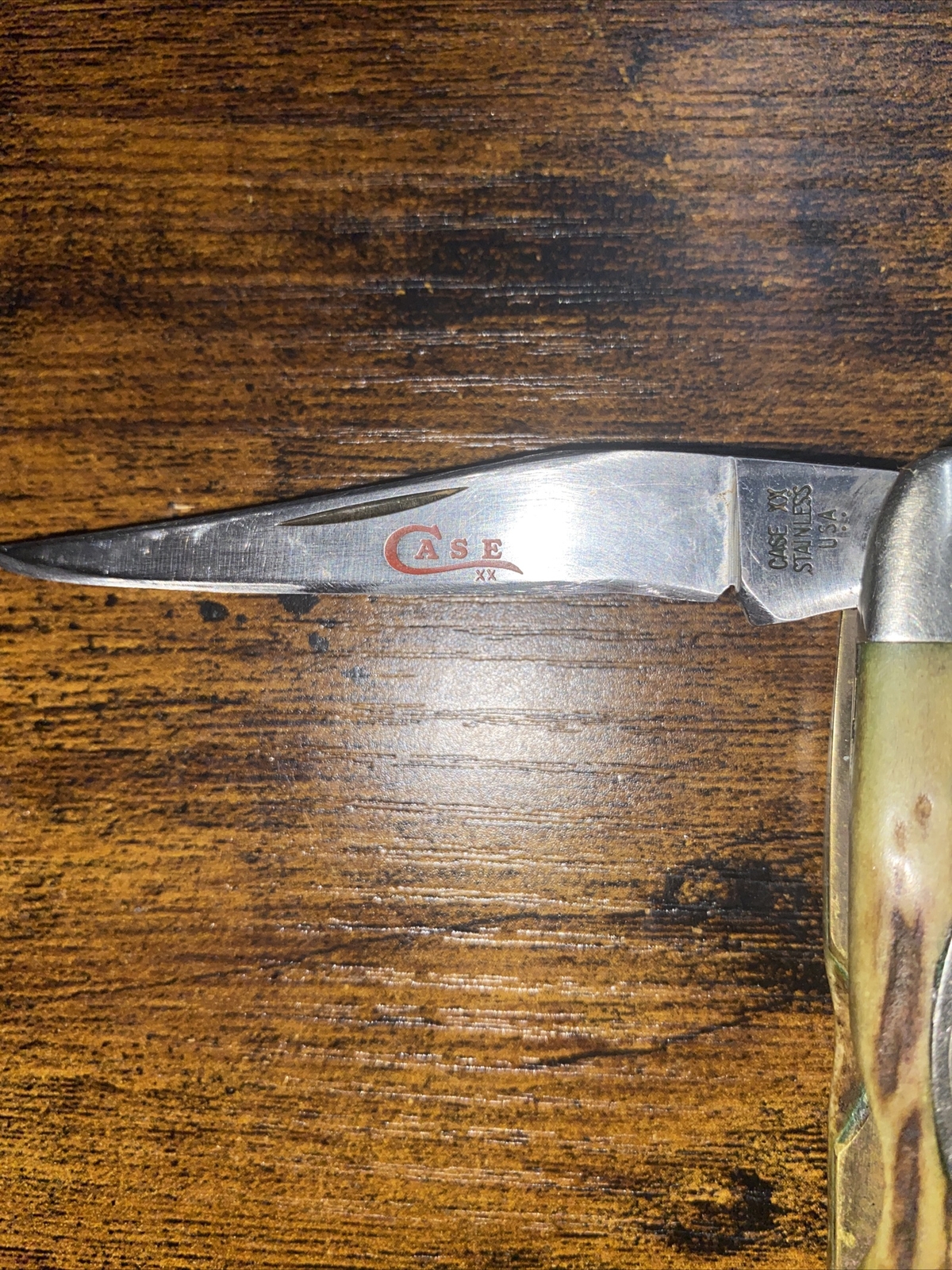 1978 Case XX RED LETTER MUSKRAT Knife GEN. STAG MUSKRAT SSP GENUINE ...