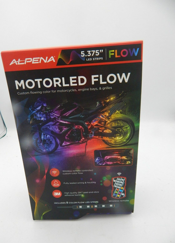 MOTORLED FLOW CUSTOM LED COLOR LIGHTS FOR MOTORCYCLE ENGINE BAY GRILL ...