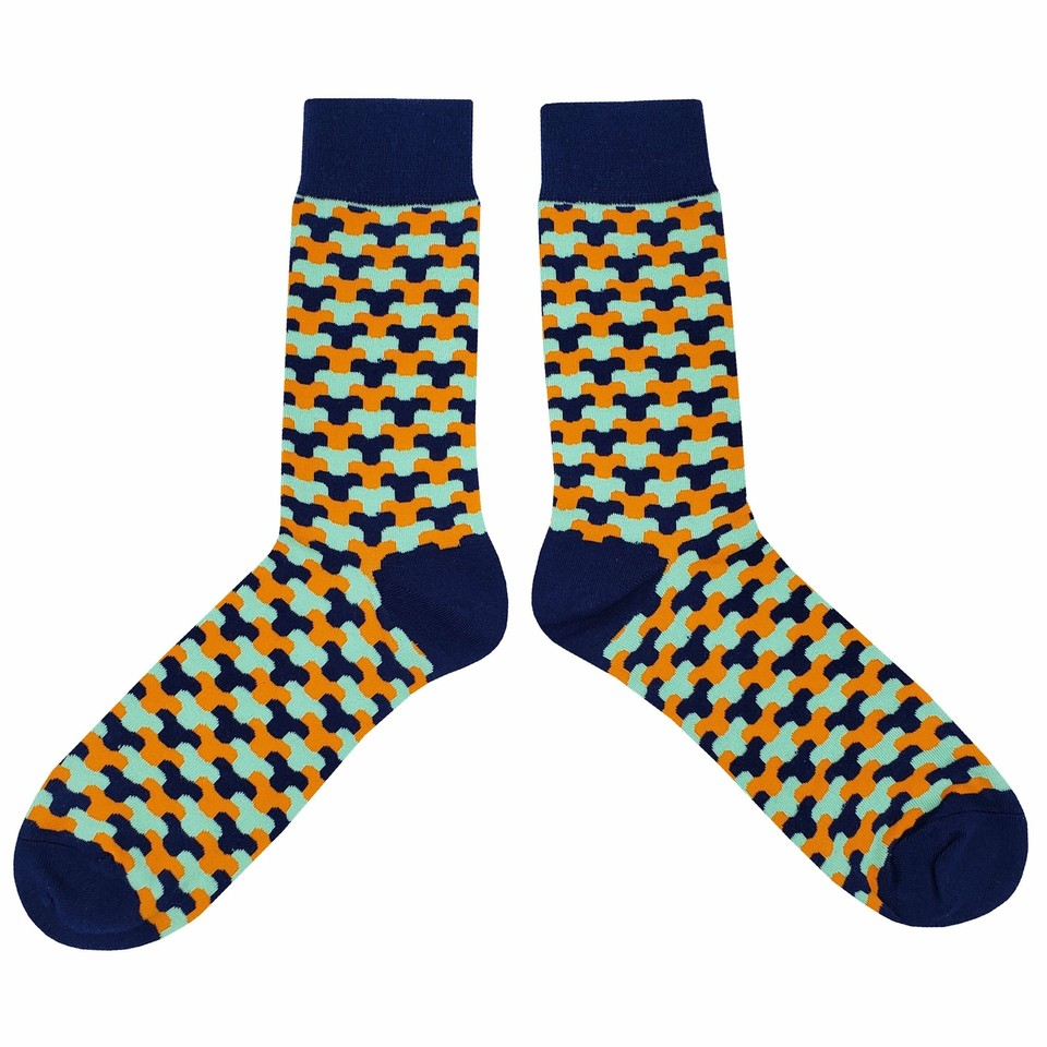 NWT Funky Drop Dress Socks Novelty Men 8-12 Multicolor Crazy Fun ...