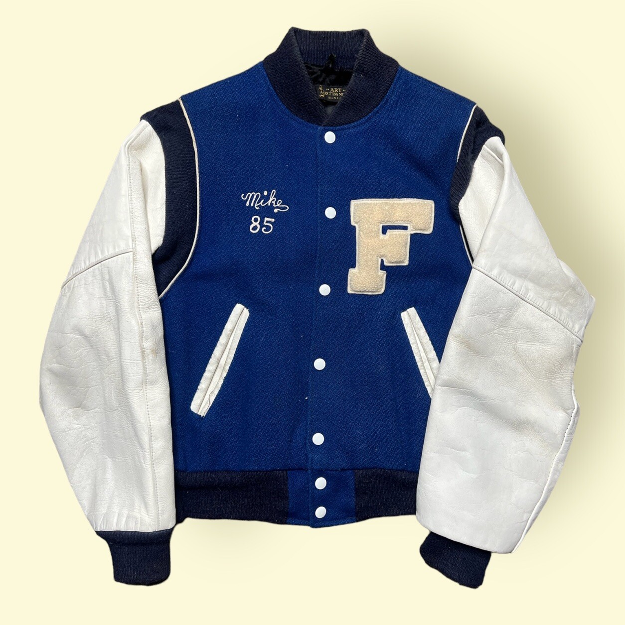 Vintage Farmington Falcons High School Varsity Letterman Jacket 1985 ...