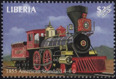 Central Pacific Railroad CPRR #60 JUPITER 4-4-0 Steam Locomotive Train ...