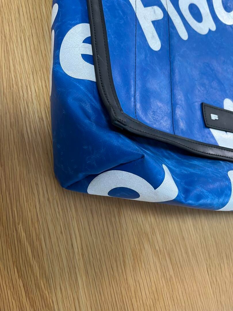 FREITAG F712 DRAGNET F-CUT BAG Blue White Crossbody FREITAG F712 DRAGNET F-CUT BAG Blue White Crossbody