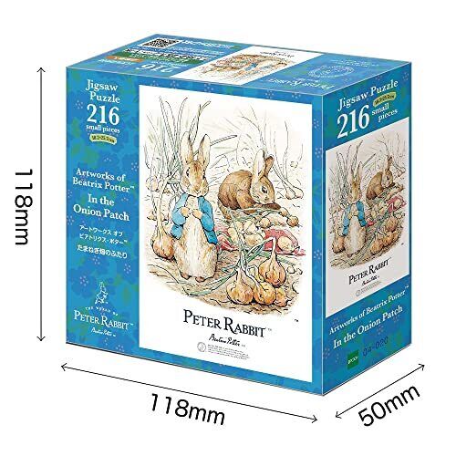 Jigsaw Puzzle PETER RABBIT Artworks Beatrix Potter Onion Field 216Piece ...