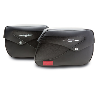 Genuine Suzuki Boulevard C50 Classic Leather Saddlebags 990A0-77044 | eBay