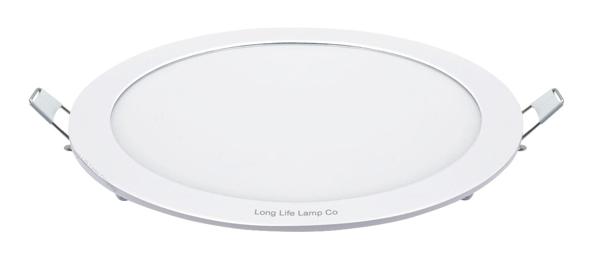 18W LED Round Recessed Ceiling Flat Panel Down Light Ultra Slim 3500K ...