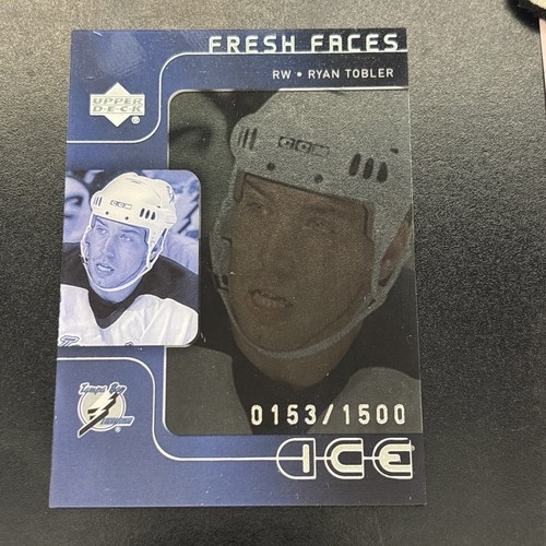 2001-02 Upper Deck Ice - Fresh Faces Ryan Tobler #83 /1500 (RC) for ...