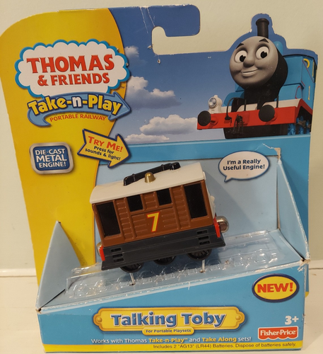 2010 Thomas and Friends Take N Play TOBY Die Cast Talking Engine NIP | eBay