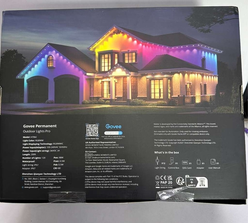 Rgbic Led Permanent Outdoor Lightsnull