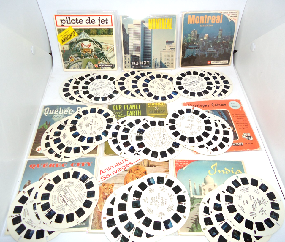 Huge Lot X 175 View Master Dc Comic Marvel Smurf E.T. Batman TMNT Space ...