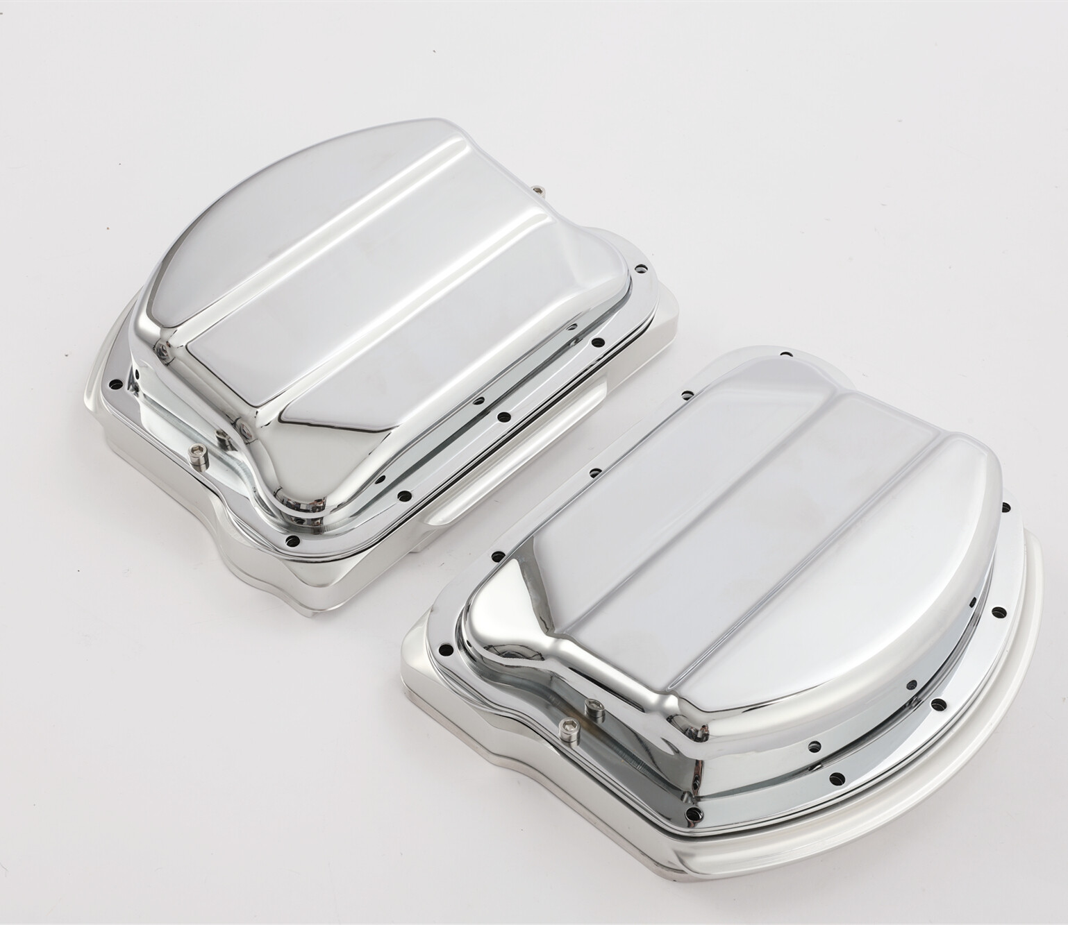 Chrome Panhead Valve Rocker Top Covers Fit For Harley Evolution Big ...