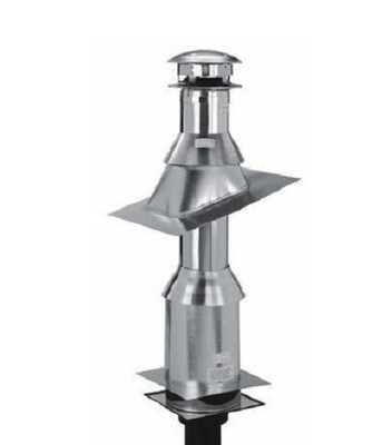 Selkirk 206620 6T-FCK 6" Flat Ceiling Insulated Chimney Installation ...