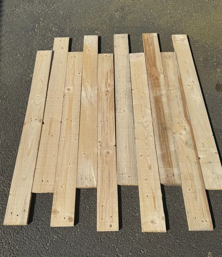 10 x Extra Wide Pallet Boards - Wall Cladding Reclaimed Timber Wood ...