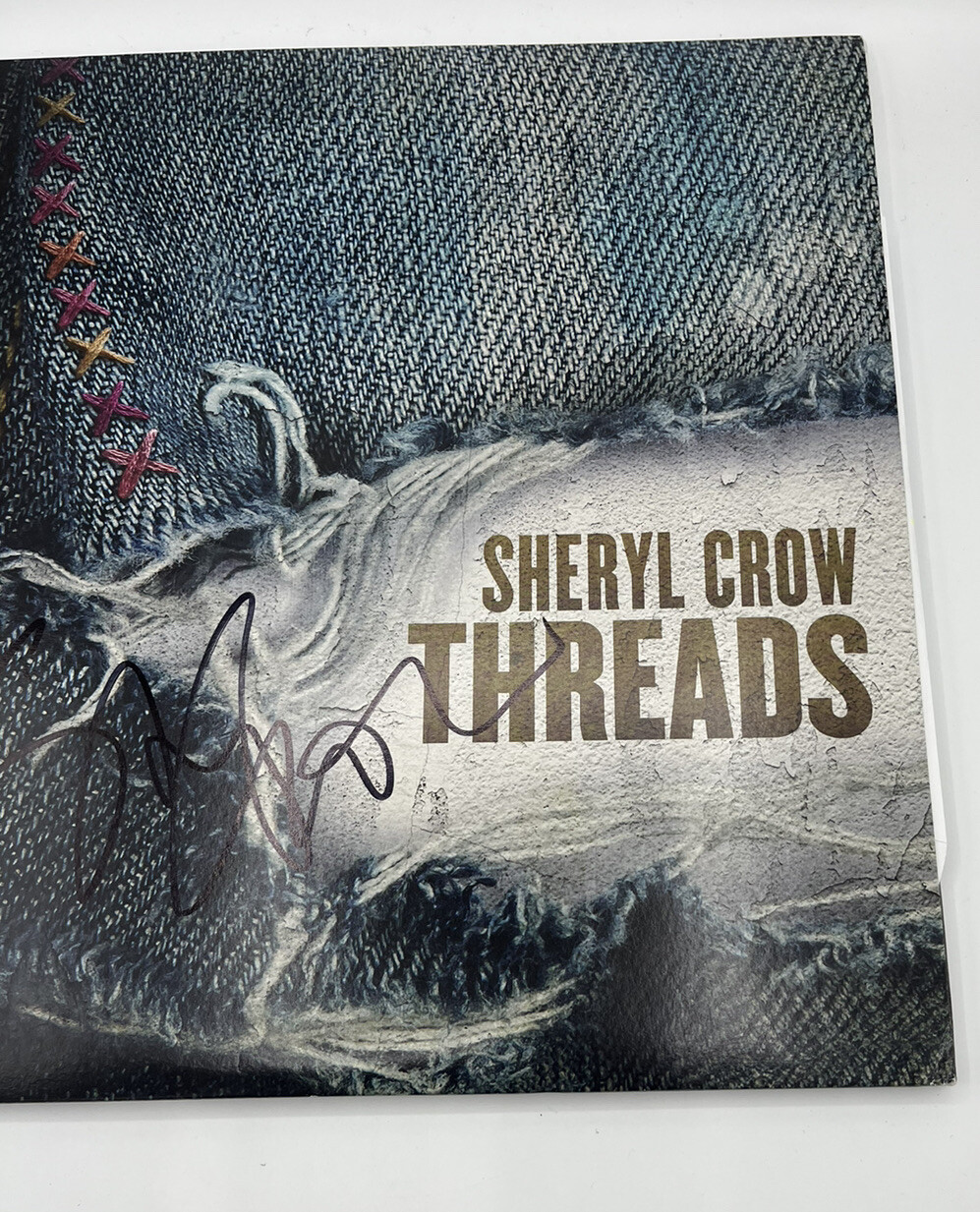 SHERYL CROW SIGNED VINYL ALBUM THREADS AUTOGRAPH w/EXACT PROOF ...