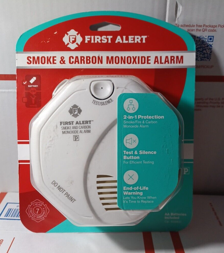 NEW First Alert Smoke & Carbon Monoxide Alarm SCO5CN Battery Operated ...