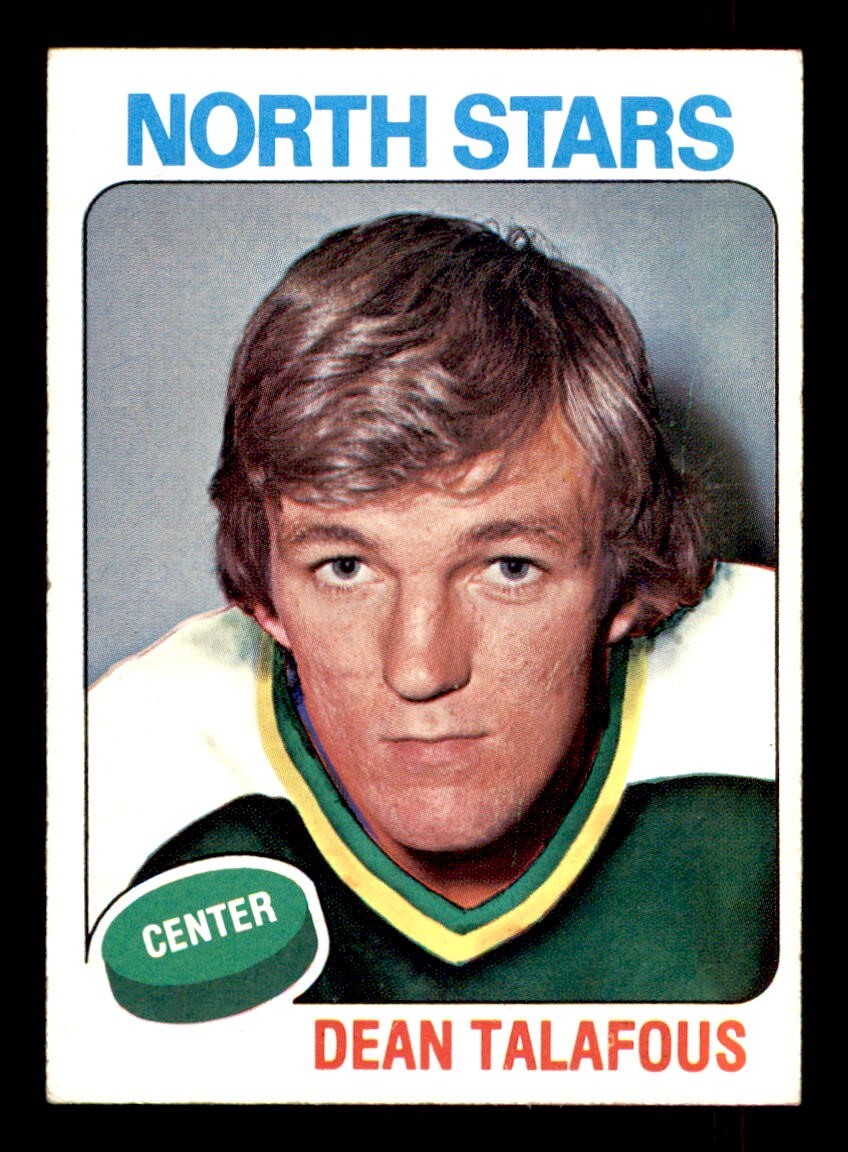 1975 Topps Hockey #197 Dean Talafous EX *d3 | eBay