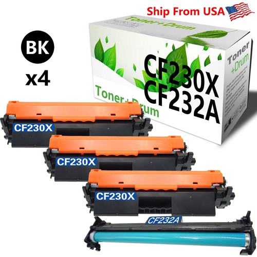230X Toner Cartridge and CF232A Drum Unit for Pro M203dn Printer ...