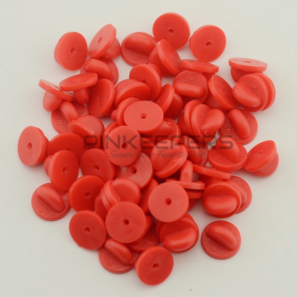 Rubber Pin Backs PVC Lapel Pin Backs Clasps/Clutch for Pin Post Pins ...