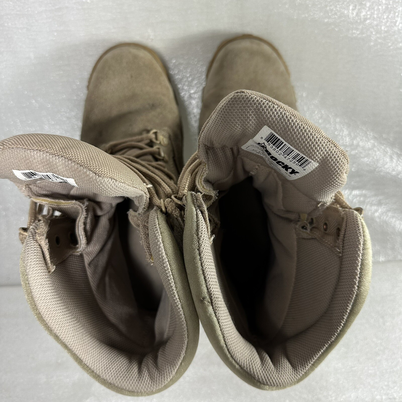 Rocky Alpha Force 8” Brown Tactical Waterproof Boots Mens Size 8 Work Boots Z20 | eBay