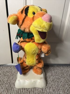 Christmas Animated 16" Disney Winnie The Pooh TIGGER Telco Motionette ...