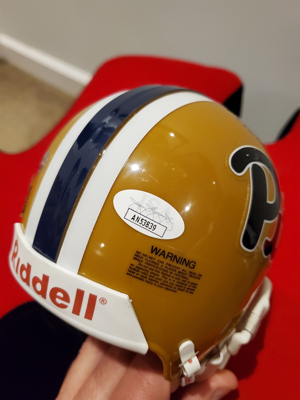 Tony Dorsett autographed PITT Pittsburgh Panthers Riddell Mini Helmet ...