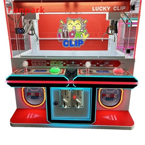 Rotating Spinning 25 Clip Prize Skill Redemption Claw Machine Arcade ...