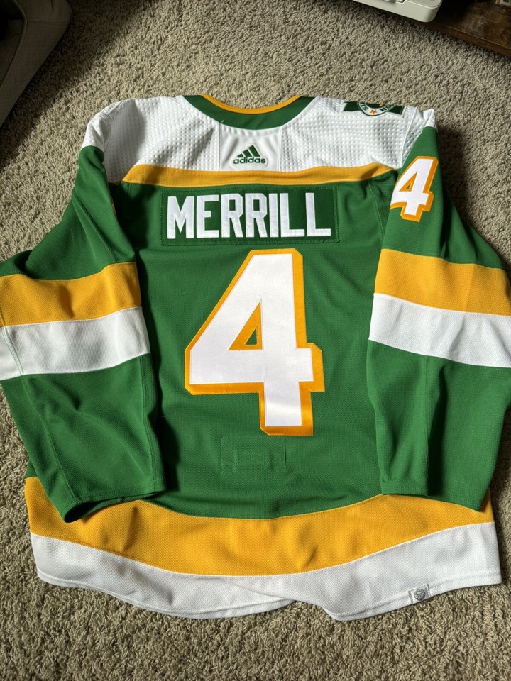 Jon Merrill Minnesota Wild Game Worn Jersey 78s | eBay