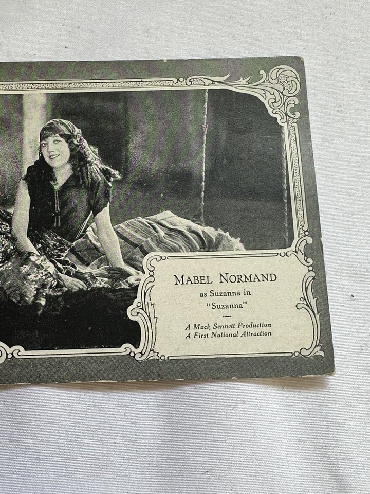 1923 Mabel Normand As Suzanna In “Suzanna”. Back Is A Postcard. | eBay
