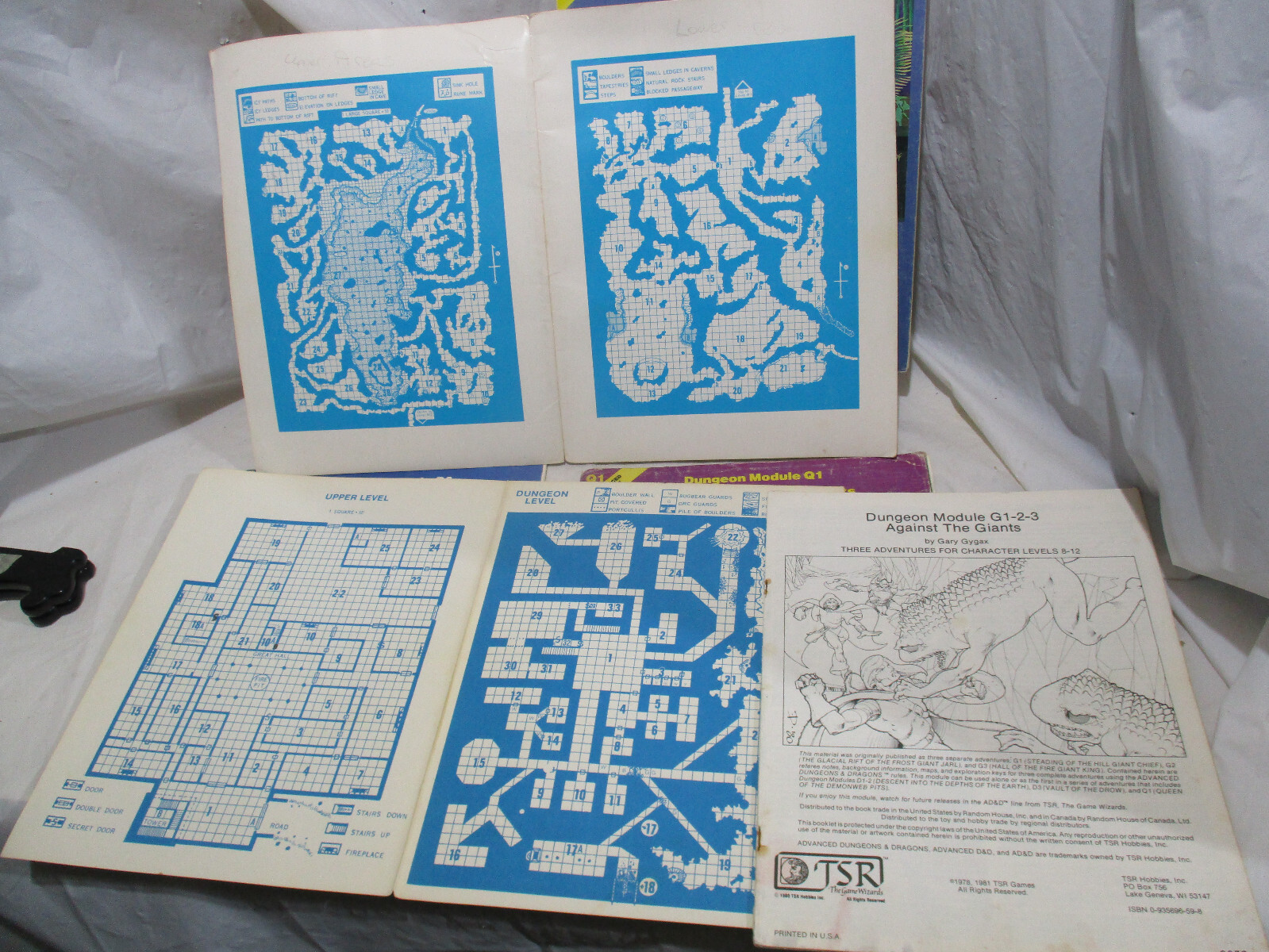 AD&D 1e Module Series - G1-2-3, D1-2, D3, and Q1 (TSR) | eBay
