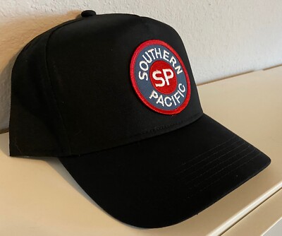 Cap / Hat (Black)- Southern Pacific (SP) bullseye logo #11721 NEW | eBay