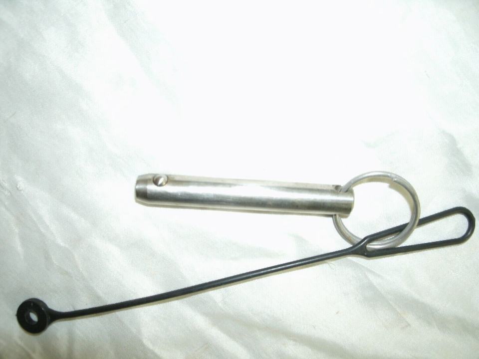 3/8" Dia. "STAINLESS STEEL" Detent Pins, Ball Lock Pins with Lanyards ...