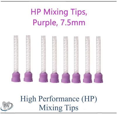 Dental Purple HP High Performance Mixing Tips 7.5mm Purple VPS HP Tips ...
