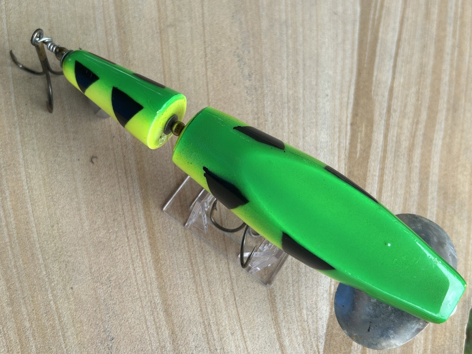 Odyssey Pig Vintage Topwater prop Muskie 7”Fishing Lure Great pre owned ...