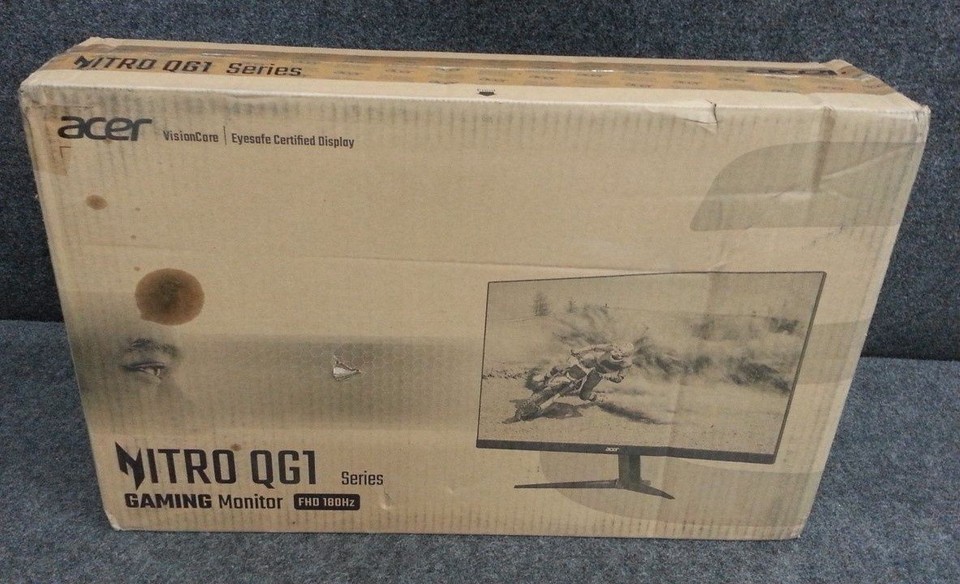 ACER QG241Y Nitro QG1 Series LCD VA Gaming Computer Monitor 23.8" 1920 ...