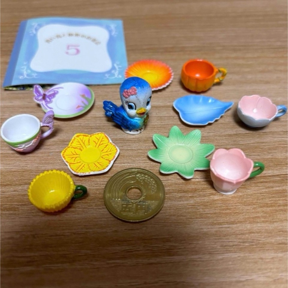 Re-Ment Fairyland Tableware: Blue Bird And Secret Tea Party No.rr875 | eBay