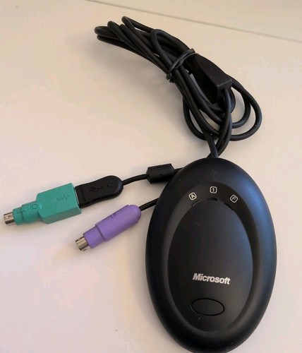 Microsoft Wireless Optical Desktop Receiver 2.0A Model 1019 Black Fast ...