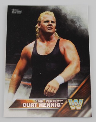 Mr Perfect WWE Wrestling Trading Card Topps Raw Superstar WWF #184 HOF ...