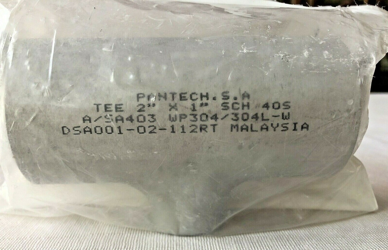 PANTECH 2" X 1" Butt Weld Tee SCH 40S A/SA403 WP304/304L-W | eBay