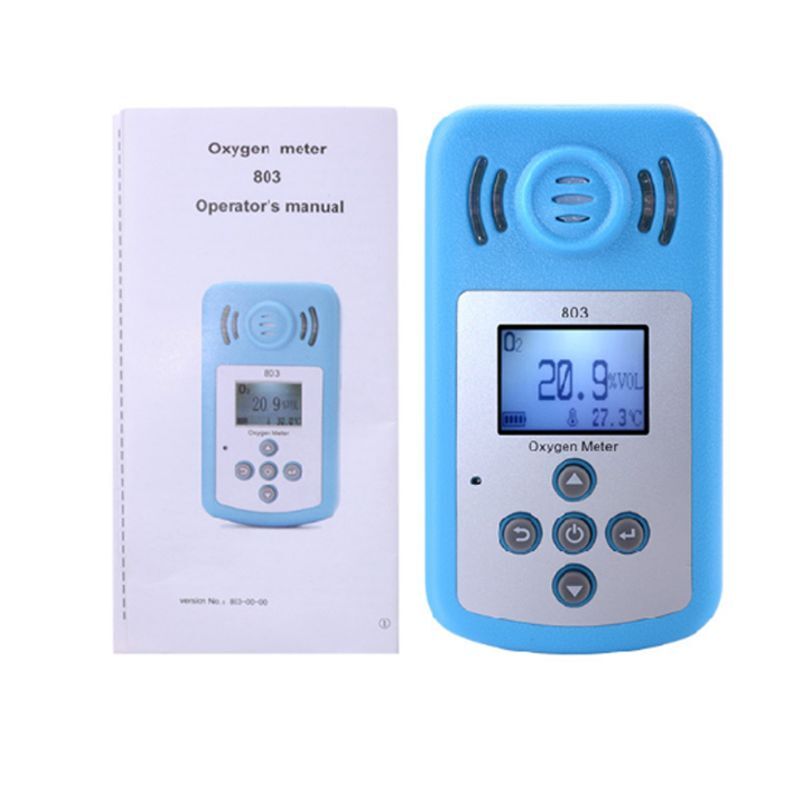O2 Oxygen Concentration Content Tester Meter Oxygen Detector Monitor ...