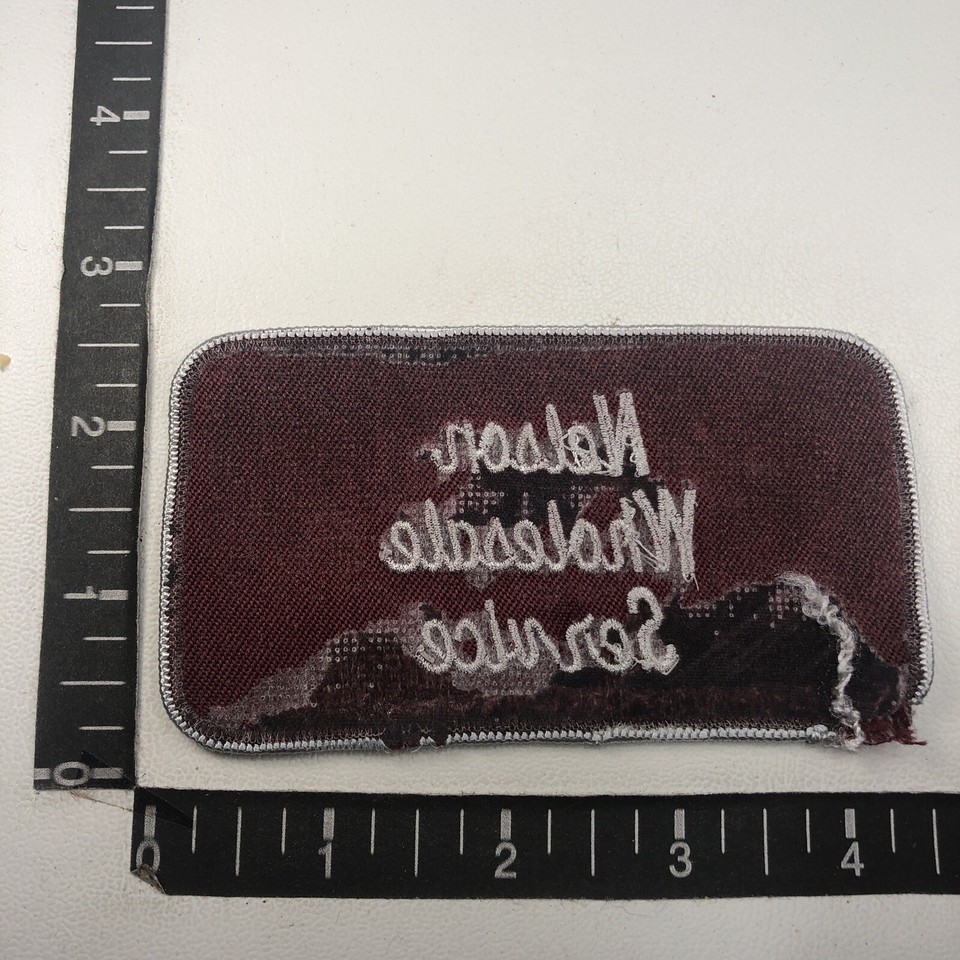 As-Is-Damaged NELSON WHOLESALE SERVICE Advertising Patch 09ND | eBay