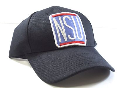 NSU patch on a Black Hat Cap NEW one adult size adjustable | eBay Australia