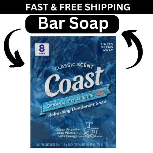 Refreshing Deodorant Soap Bar - 8 Bars - Thick Rich Lather Leaves Your ...
