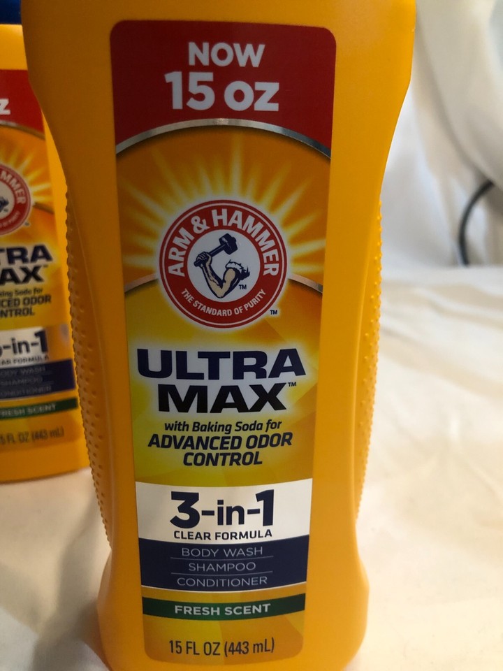 3 Arm & Hammer Ultra Max Fresh Scent Body Wash 15 Oz | eBay