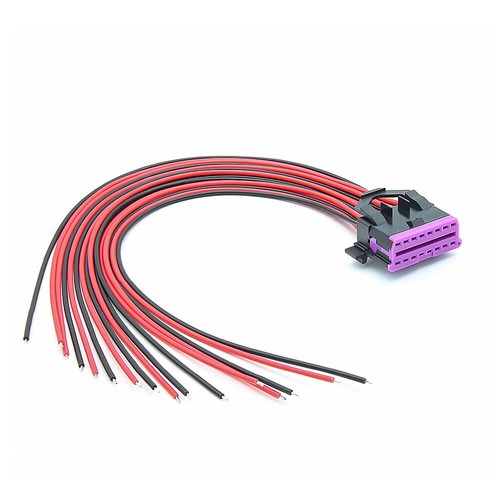16 Pin OBD2 Car Diagnostic Scanner Plug Female Extension Cable ...