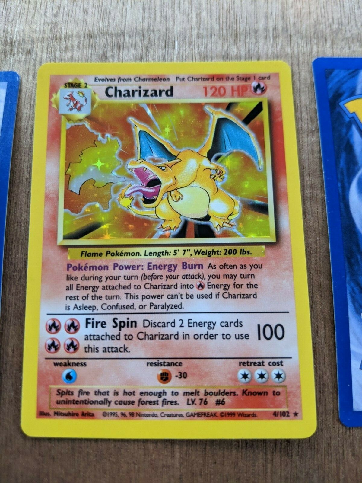 Charizard Base Set Shadowless 1st edition Jungle Pokemon Collection ...