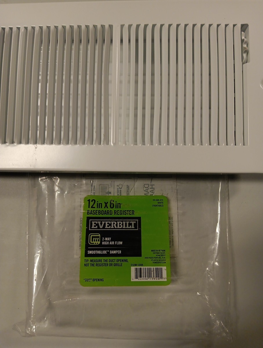 12 X 12 Home Depot Registers