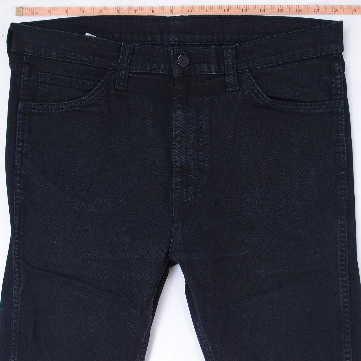 Hombres Levi's 510 SKINNY Ajustado Pitillo Elástico Negro Jeans W36 L32 | eBay