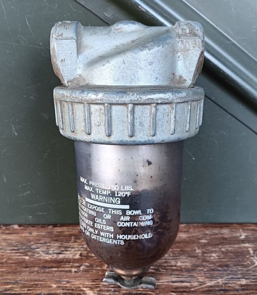 Vtg Turbo-Flo Fuel Filter w/Glass Sediment Bowl V8 Hot Rod Racing SCTA ...